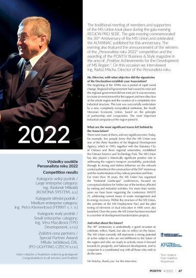 Region pro sebe 2022