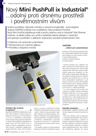 Nový Mini PushPull ix Industrial® ...odolný proti drsnému prostředí i povětrnostním vlivům