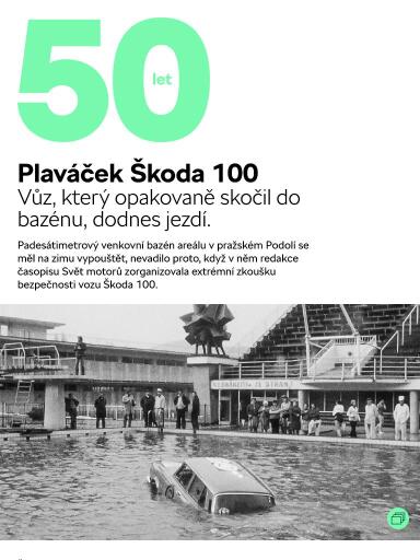 Výročí / plavacek-skoda-100 | 12/2024 | Škoda Mobil