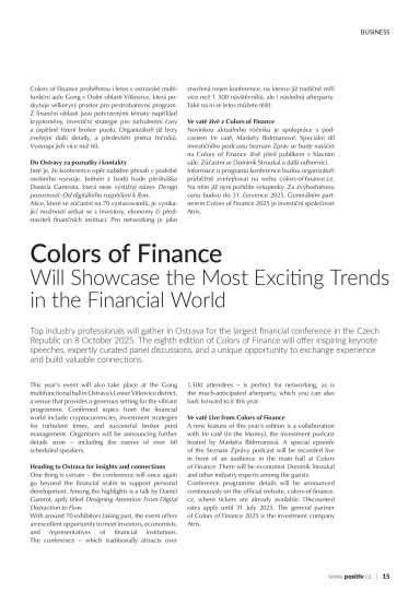 Colors of Finance Will Showcase the Most Exciting Trends in the ...
