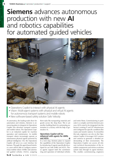 Siemens advances autonomous production with new AI and robotics ...
